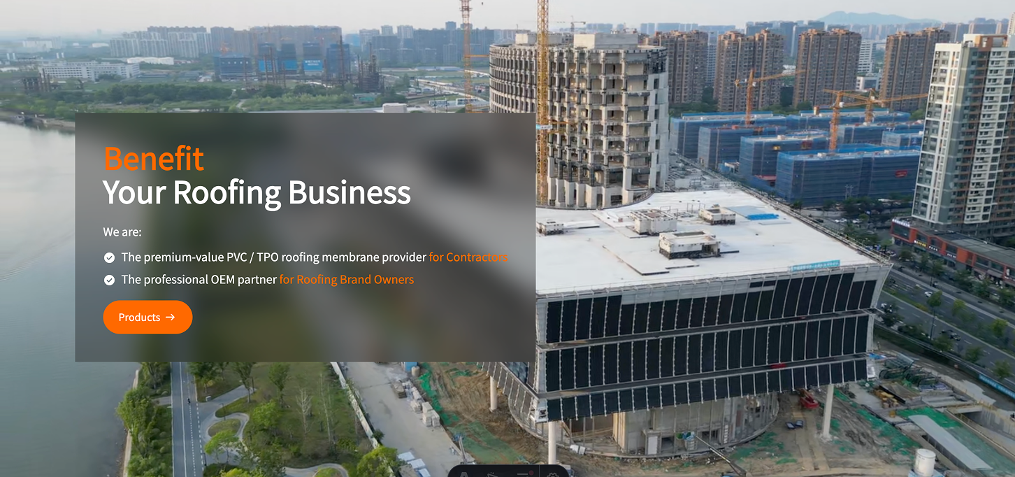 Induction Welded Roofing System | BenefitSourcing